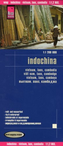Indochiny. Mapa 1:1 200 000 - Reise Know-How | Książka w Empik