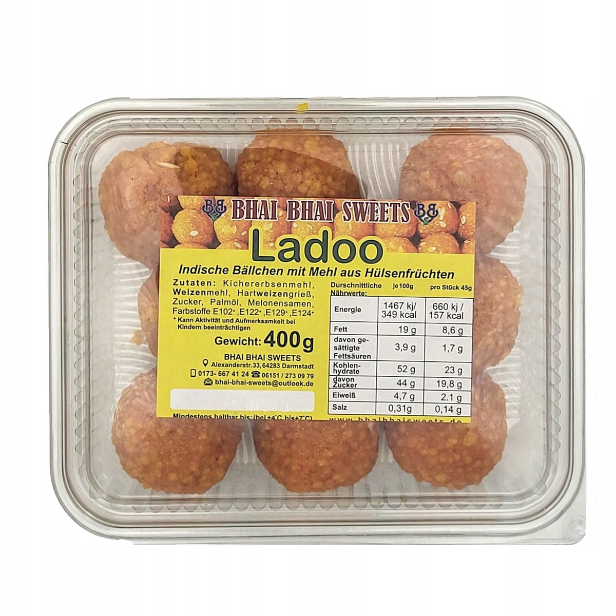 Indyjski deser Ladoo Bhai Bhai Sweet 400g - inna (Inny) | Sklep EMPIK.COM
