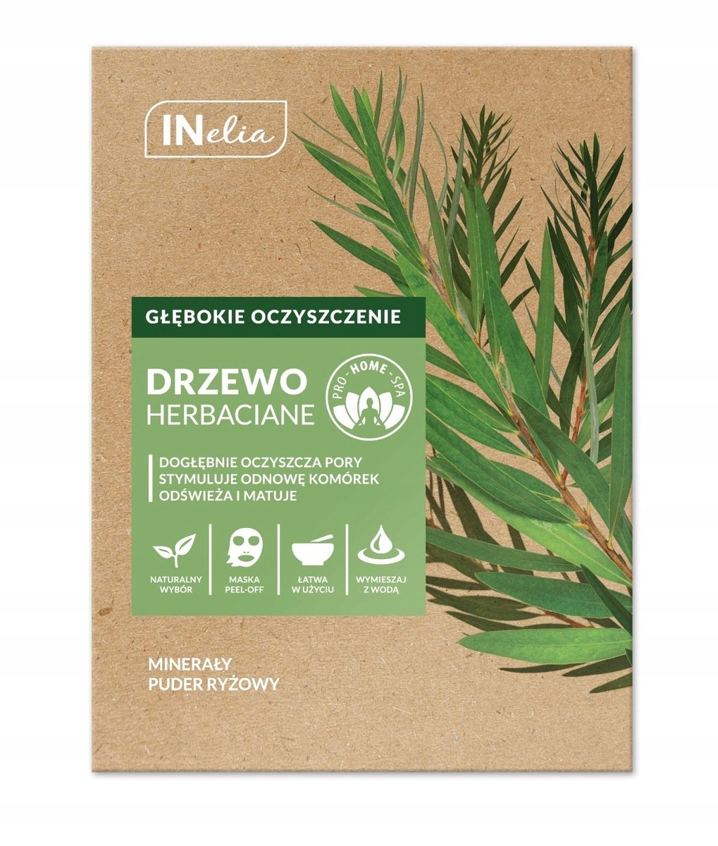 INelia, Maseczka Głębokie Oczyszczenie Drzewo Herbaciane | Sklep EMPIK.COM