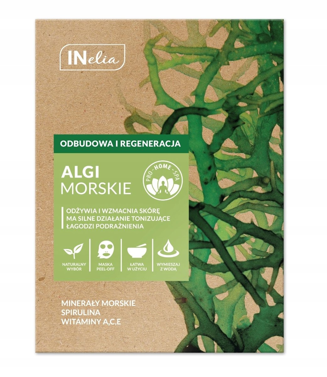 INelia, Maseczka Odbudowa i Regeneracja Algi Morskie | Sklep EMPIK.COM