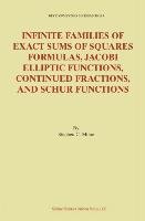 Infinite Families of Exact Sums of Squares Formulas, Jacobi Elliptic Functions, Continued ...