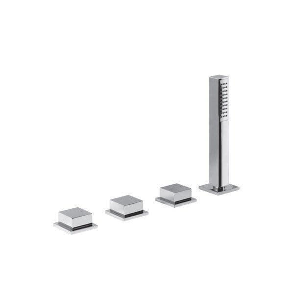 INFINITI bateria na brzeg wanny, czteroelementowa, chrom - Inna marka ...