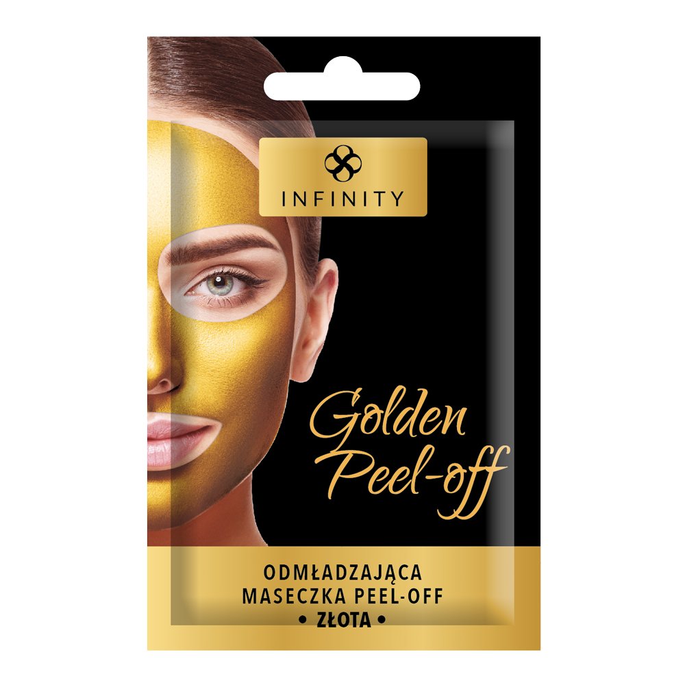 Infinity, Odmładzająca maseczka Peel-Off golden, 6 g | Sklep EMPIK.COM