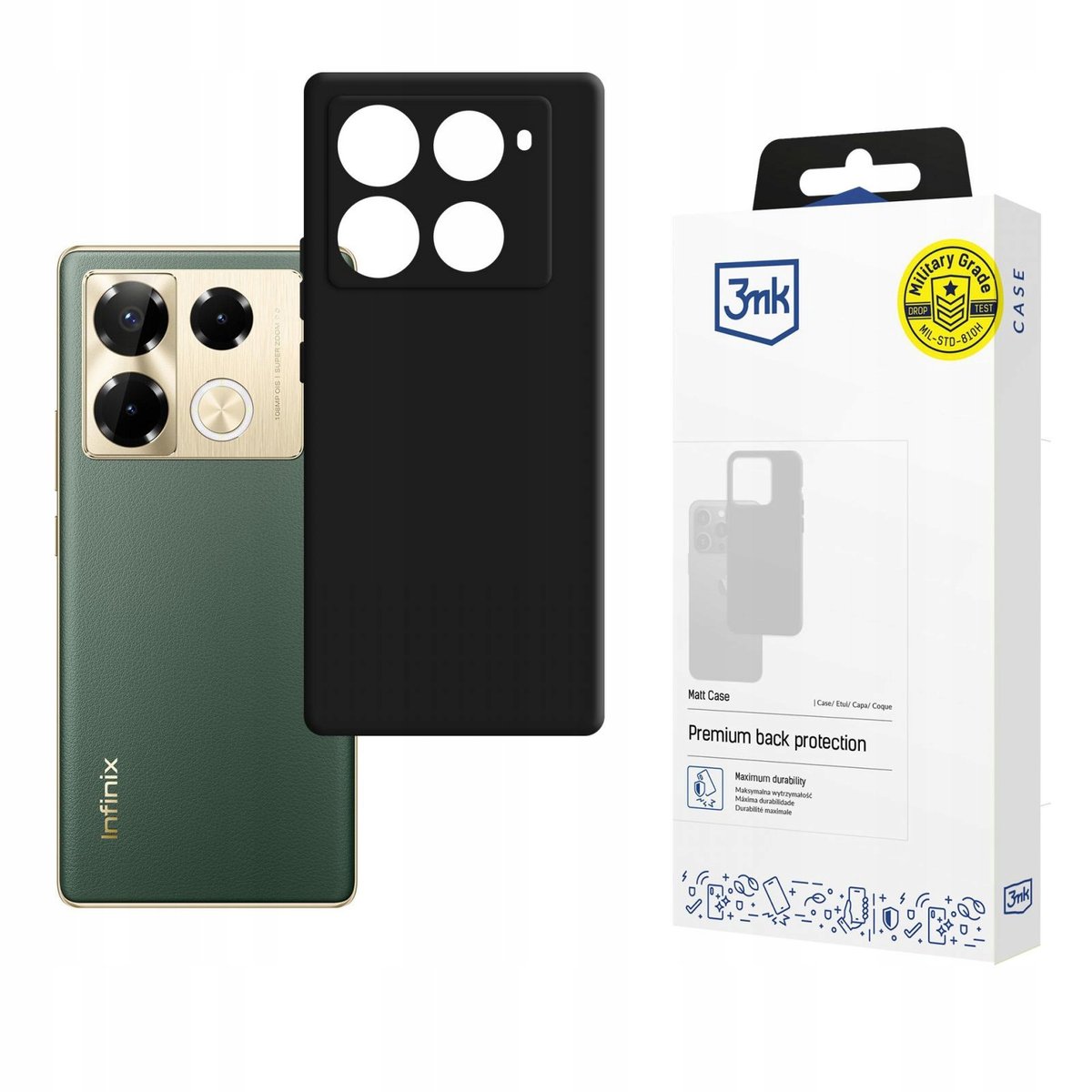 INFINIX NOTE 40 PRO - 3MK MATT CASE - 3MK | Sklep EMPIK.COM