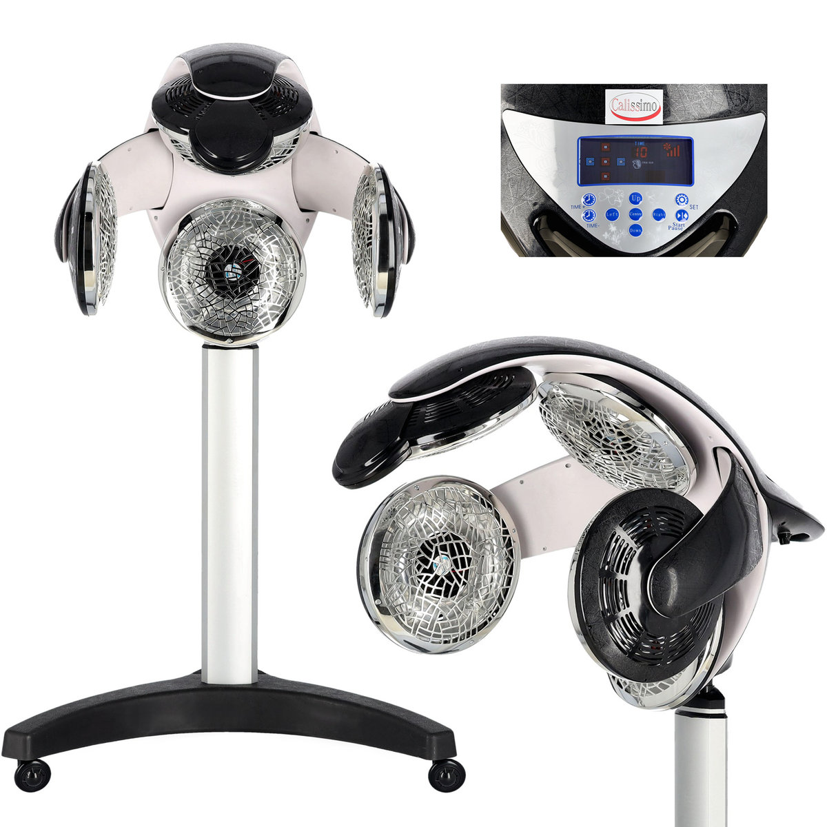 Infrazon fryzjerski klimazon Tessa black stojący do przyspieszania ...