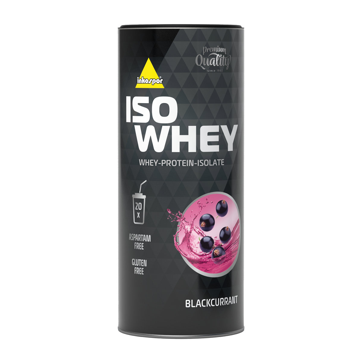 INKOSPOR ISO WHEY izolat białka serwatki o smaku czarnej porzeczki ...