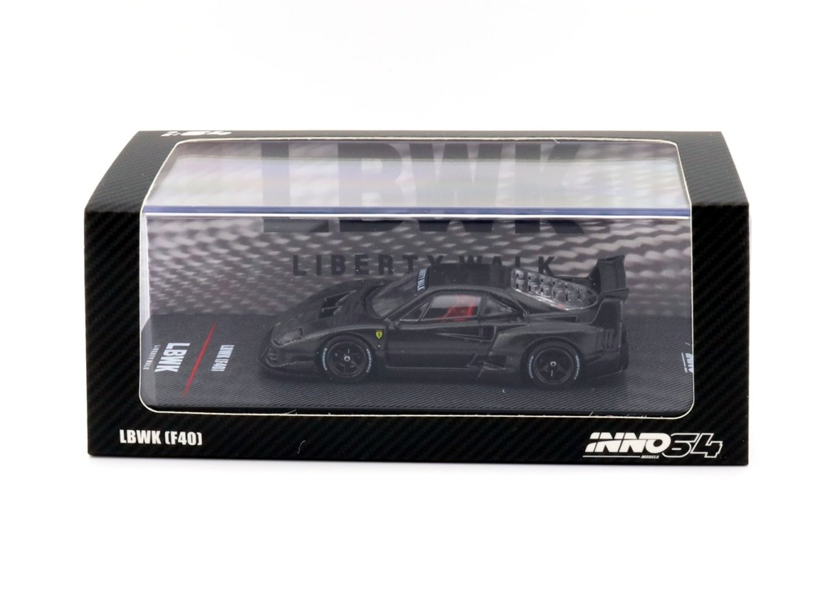 INNO MODELS LBWK Ferrari F40 Liberty Walk Full Carbon Inno64 1:64 ...