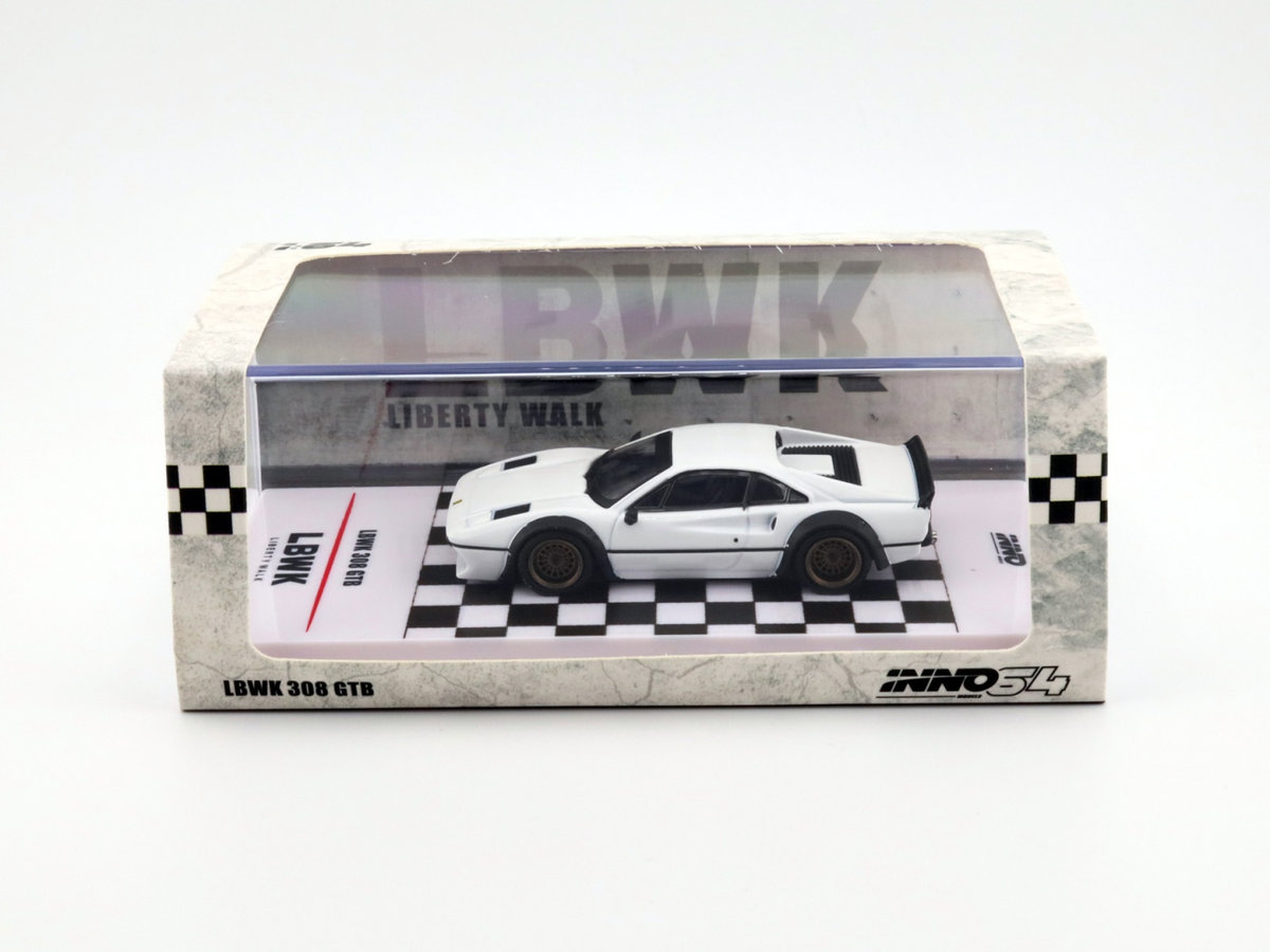 INNO64 Ferrari 308 GTB Liberty Walk LBWK White - INNO64 | Sklep EMPIK.COM