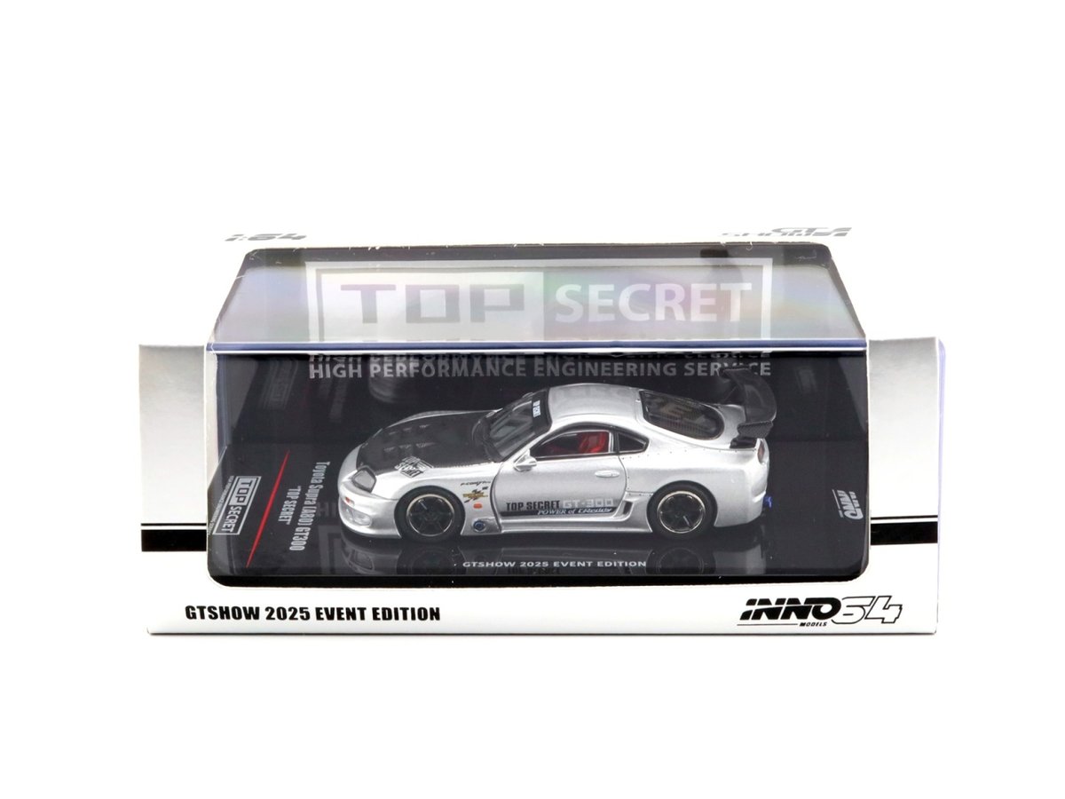 Inno64 Toyota Supra A80 Gt300 Top Secret Silver Gtshow 2025 Event ...