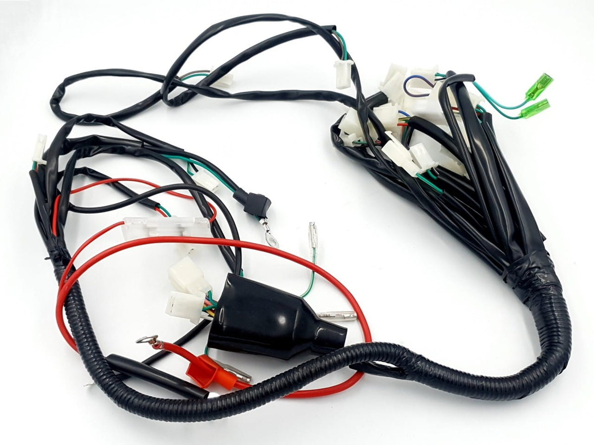 Instalacja wiązka elektryczna Quad ATV 110 125 6 cewek Apollo Commander ...