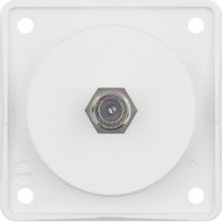 Integro Flow Gniazdo przyłączeniowe anteny SAT, biały, mat Berker ...
