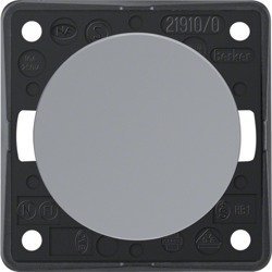 Integro Flow Łącznik klawiszowy przyciskowy, zwierny, szary, połysk ...