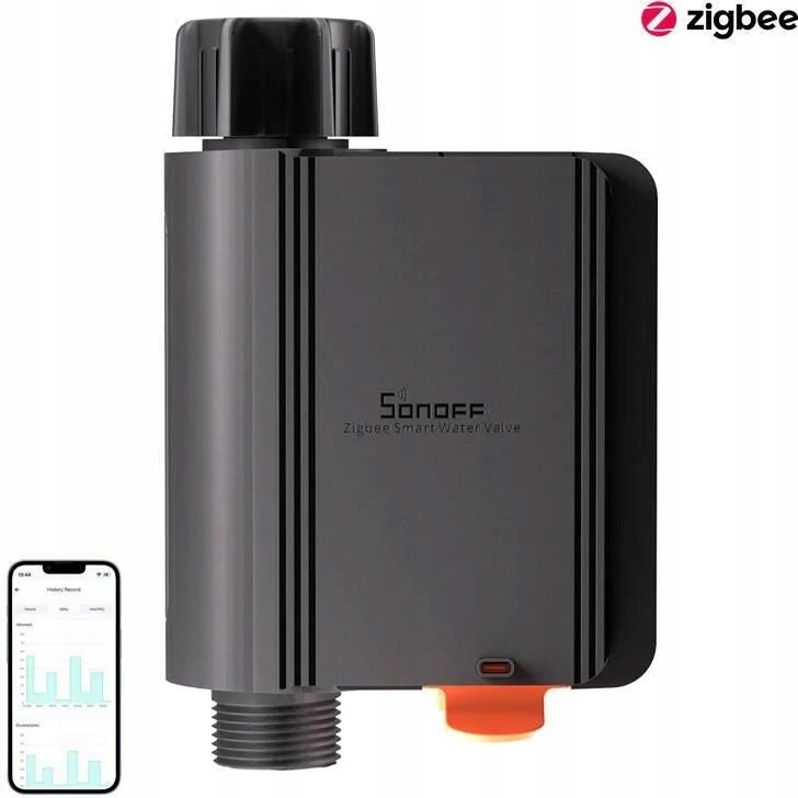 Inteligentny zawór/licznik wody ZigBee SONOFF SWV-BSP (3/4") - Sonoff ...