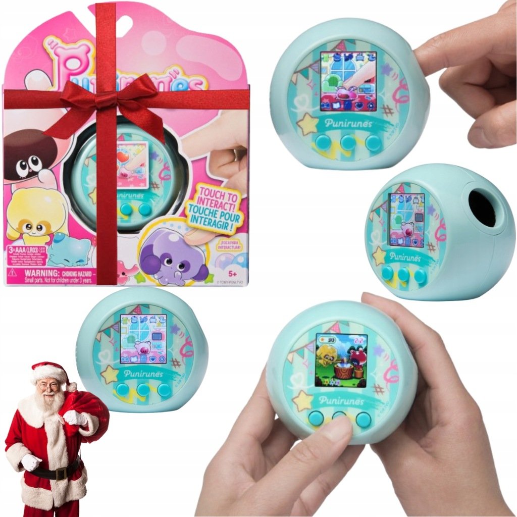 INTERAKTYWNA CYFROWA ZABAWKA SPIN MASTER PUNIRUNES SQUISHY DIGITAL PET ...
