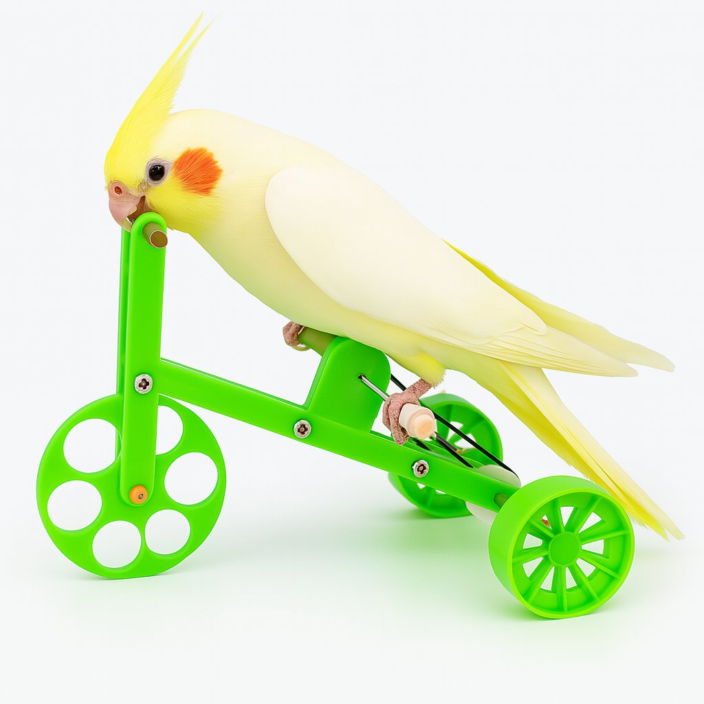 Interaktywna zabawka- Rowerek dla papug | Parrot Planet - Caitec ...