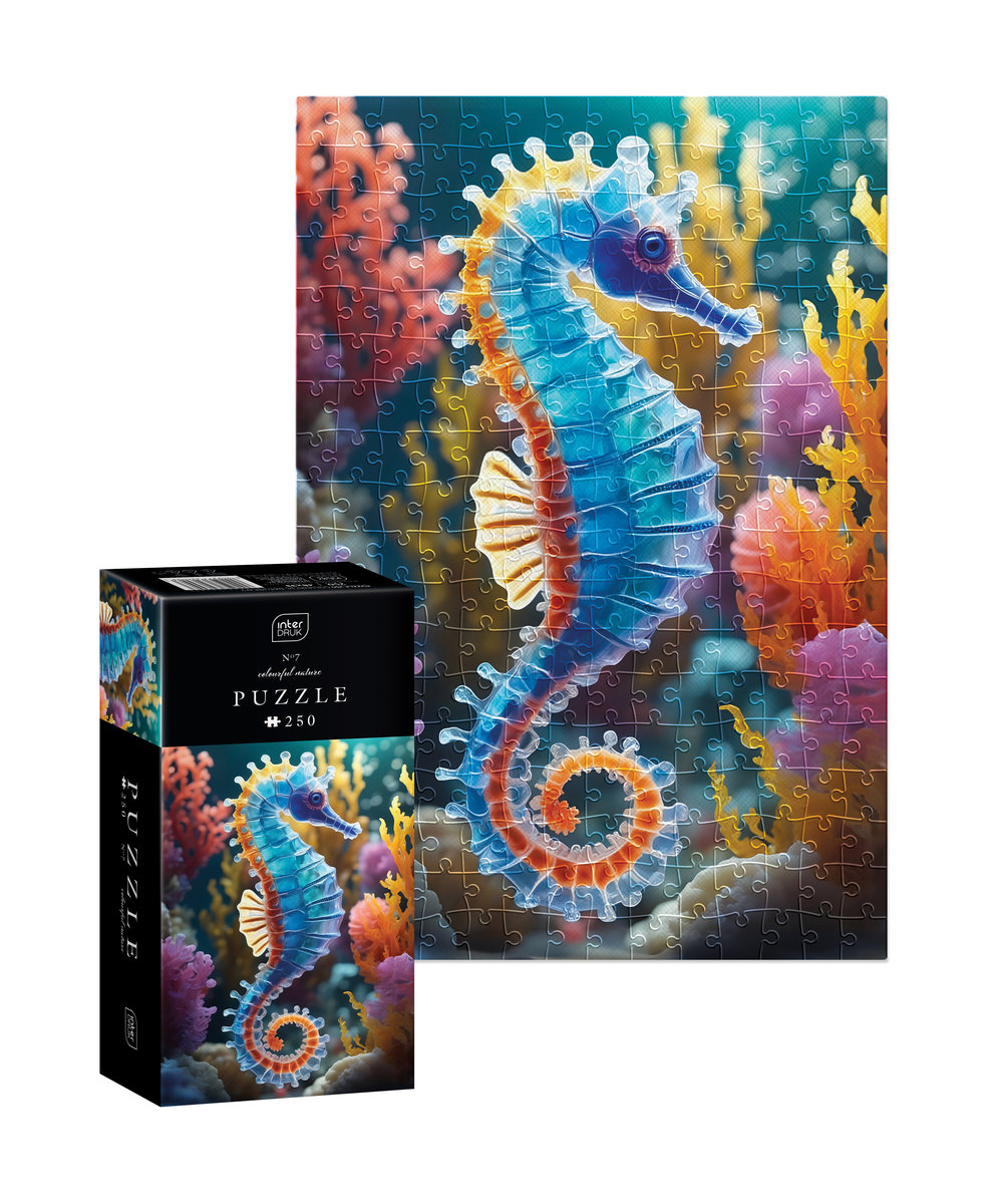 Interdruk, Puzzle 250 el. Colourful Nature 7 Sea Horse - Interdruk ...