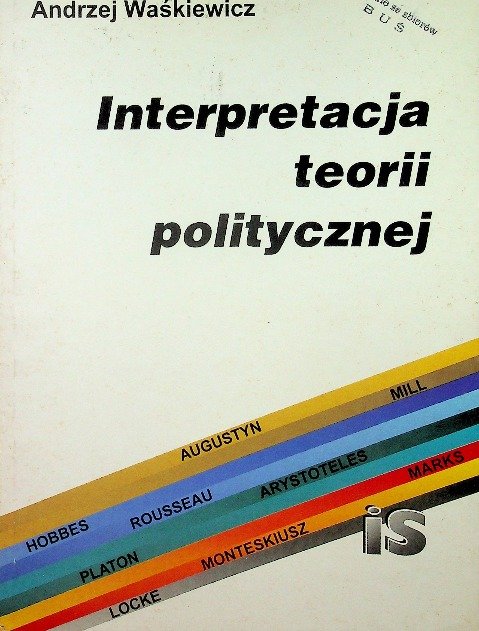 Interpretacja teorii politycznej - W opisie | Książka w Empik