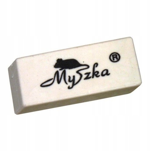 INTERREX GUMKA DO ŚCIERANIA MAZANIA BIAŁA SZKOLNA BIUROWA M-36 BLISTER ...