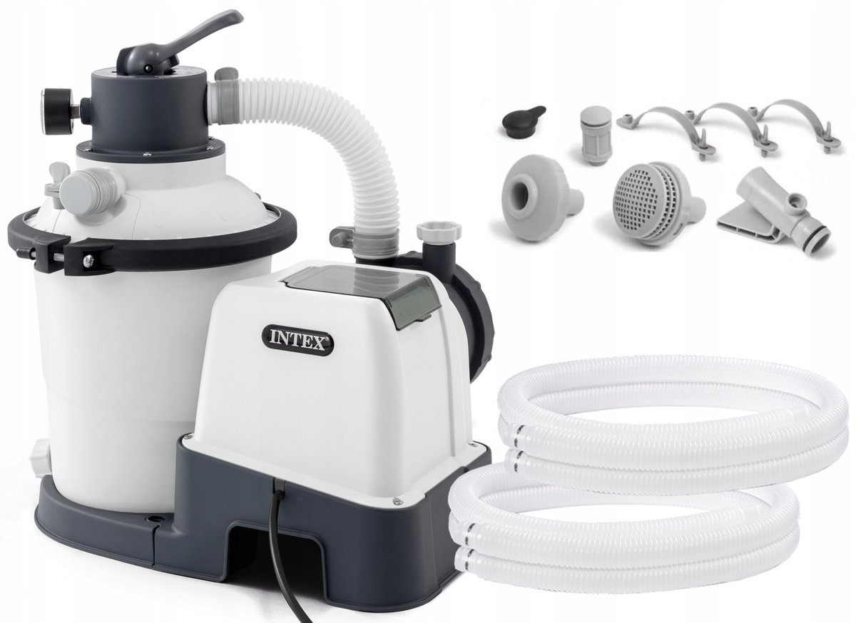Intex 26642 Pompa piaskowa 3500l/h Programator czasowy Węże ...