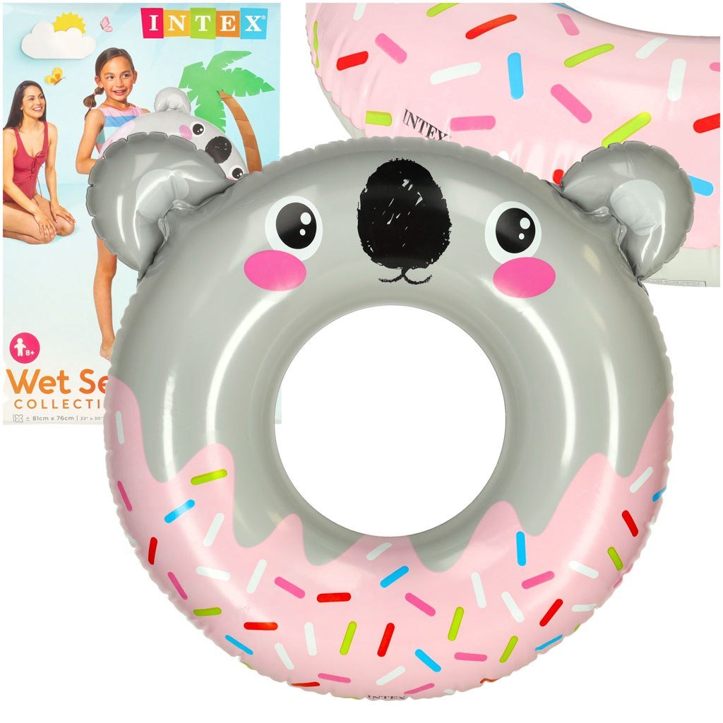 INTEX 59266 Kółko do pływania koło dmuchane ponton plażowy koala max ...