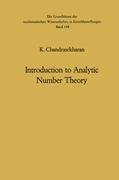 Introduction to Analytic Number Theory - Chandrasekharan Komaravolu ...