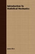 Introduction To Statistical Mechanics - James Rice | Książka w Empik