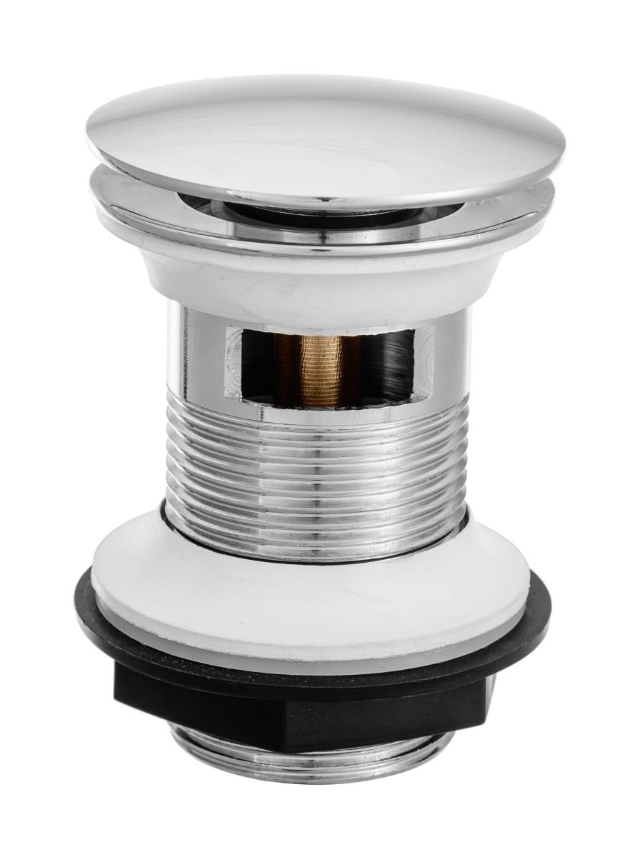 Invena korek do umywalki Click-Clack mosiężny chrom SC-B1-028 - INVENA ...