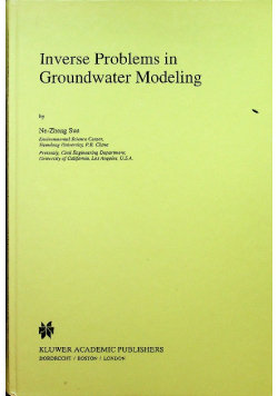 Inverse Problems in Groundwater Modeling - Kluwer Academic Publishers | Książka w Empik