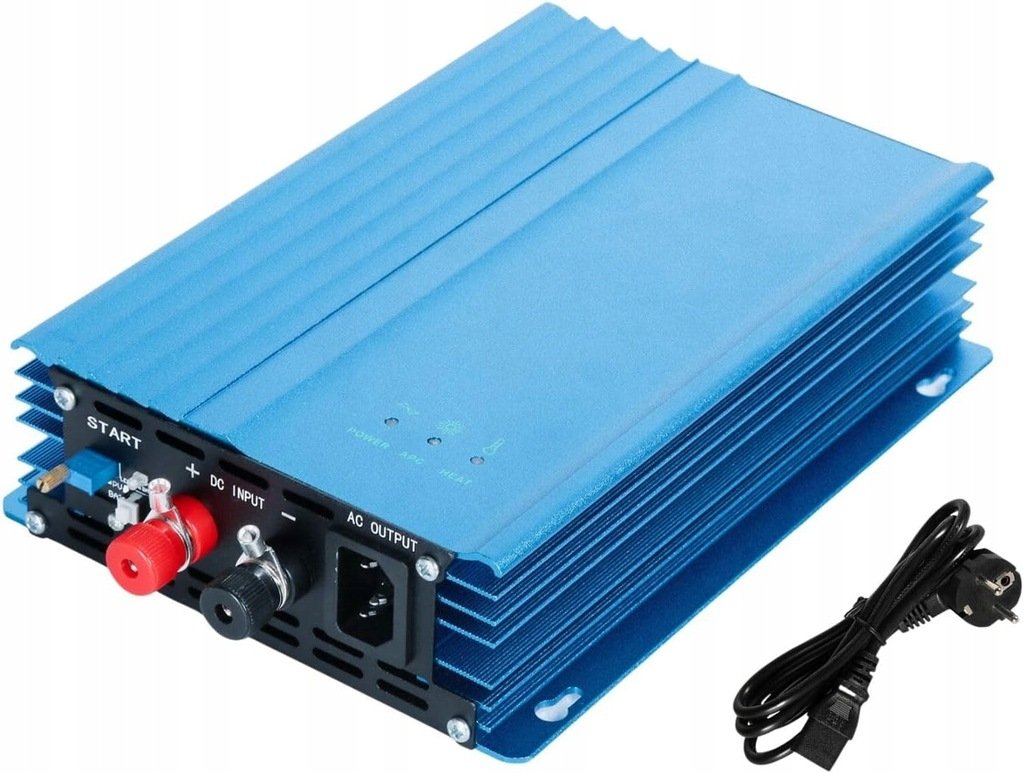 Inwerter solarny, Falownik DeWin 500W MPPT – do paneli PV, 12V DC ...
