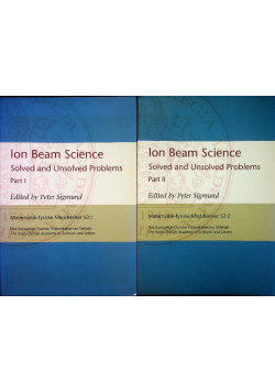 Ion Beam Science tom I i II - | Książka w Empik