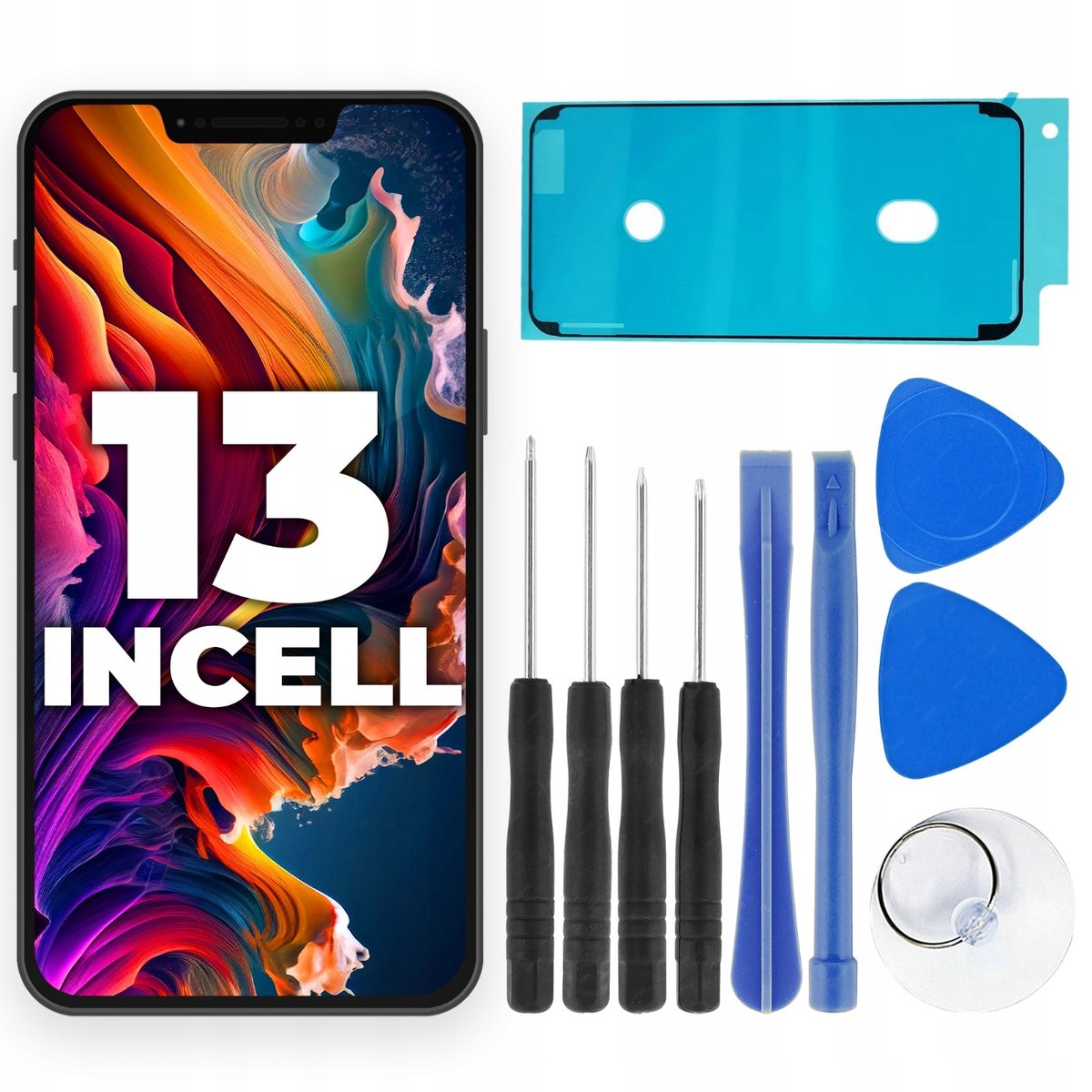 Iphone 13 wyświetlacz dotyk apple incell układ ic czarny a2482 a2631 ...