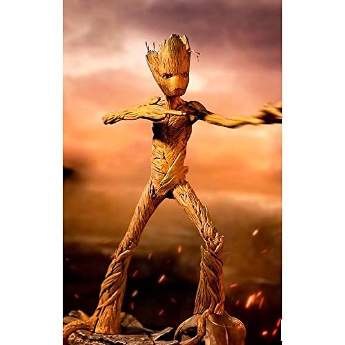Iron Studios 18519-10 Marvel Avengers Groot Endgame, Statua W Skali 1/ ...