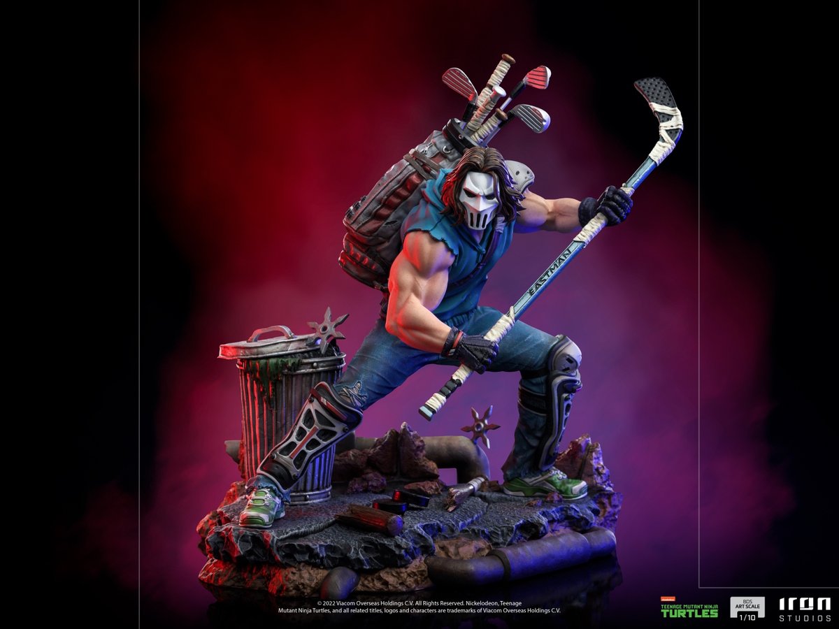 Iron Studios Les Turtles Ninja BDS Skala artystyczna 1/10 Casey Jones ...