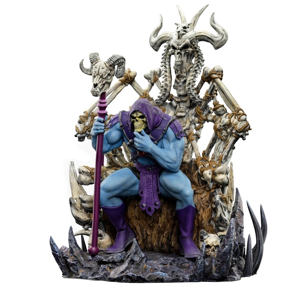 Iron Studios Masters Of The Universe - Skeletor Na Tronie Deluxe Statuetka 1/10 - Inna marka ...