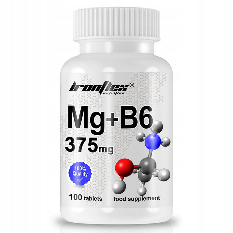 Ironflex Mg+B6 375Mg 100Tabs | Sklep EMPIK.COM