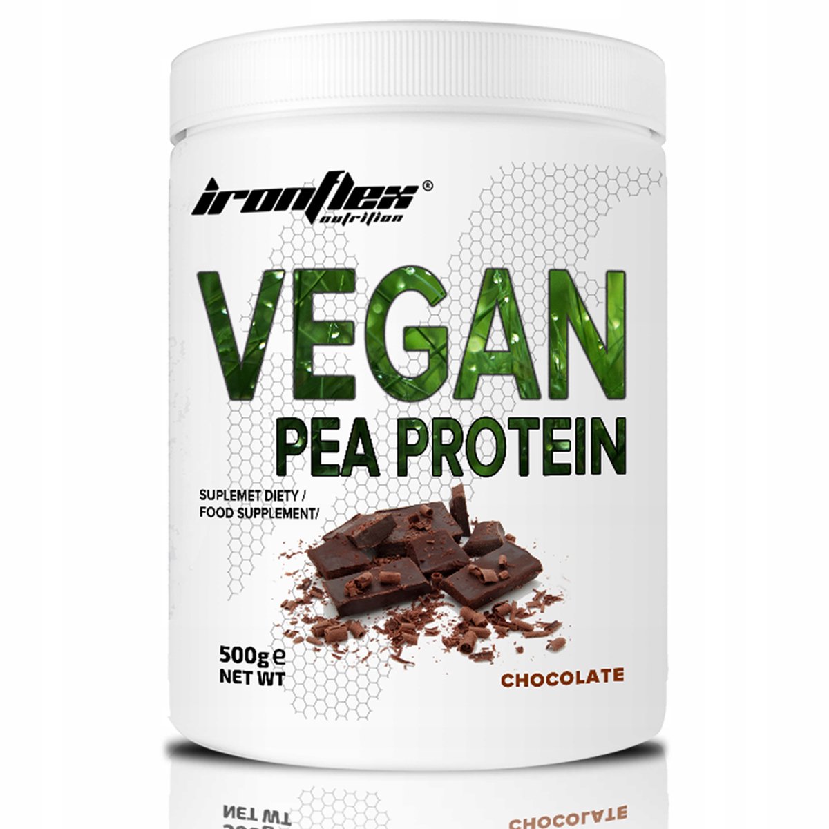 IRONFLEX VEGAN PROTEIN PEA 500g WEGAŃSKA ODŻYWKA BIAŁKOWA BIAŁKO Z ...