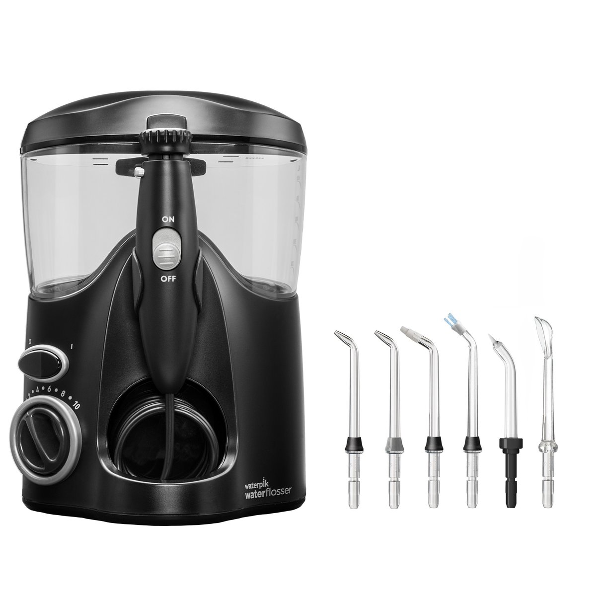 Irygator Stacjonarny Waterpik WF-112 (Ultra) Czarny + 6 końcówek 3 LATA ...
