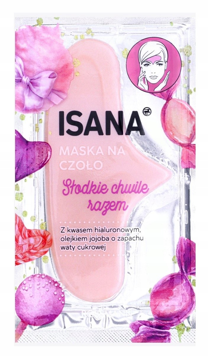 ISANA Maska na czoło hydrożelowa nawilża wygładzająca ...