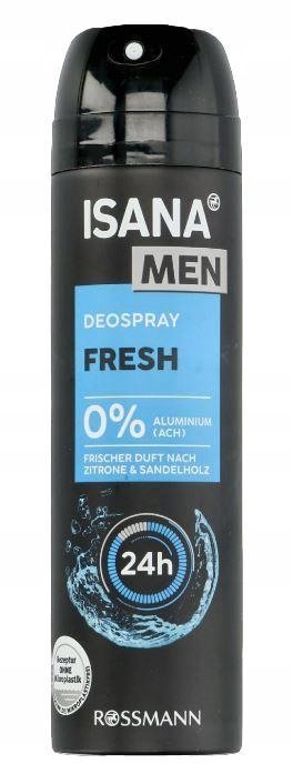 ISANA Men FRESH Antyperspirant Męski Spray 150ml | Sklep EMPIK.COM
