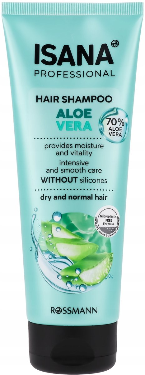 ISANA PROFESSIONAL SZAMPON DO WŁOSÓW SUCHYCH I NORMALNYCH ALOES 250 ML ...