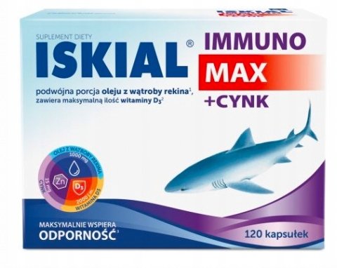 Iskial Immuno Max + Cynk 120 Kaps | Sklep EMPIK.COM