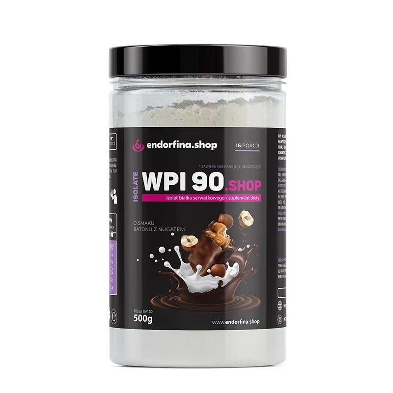 Isolate WPI90.shop baton z nugatem 500g Endorfina.shop - Endorfina.shop ...