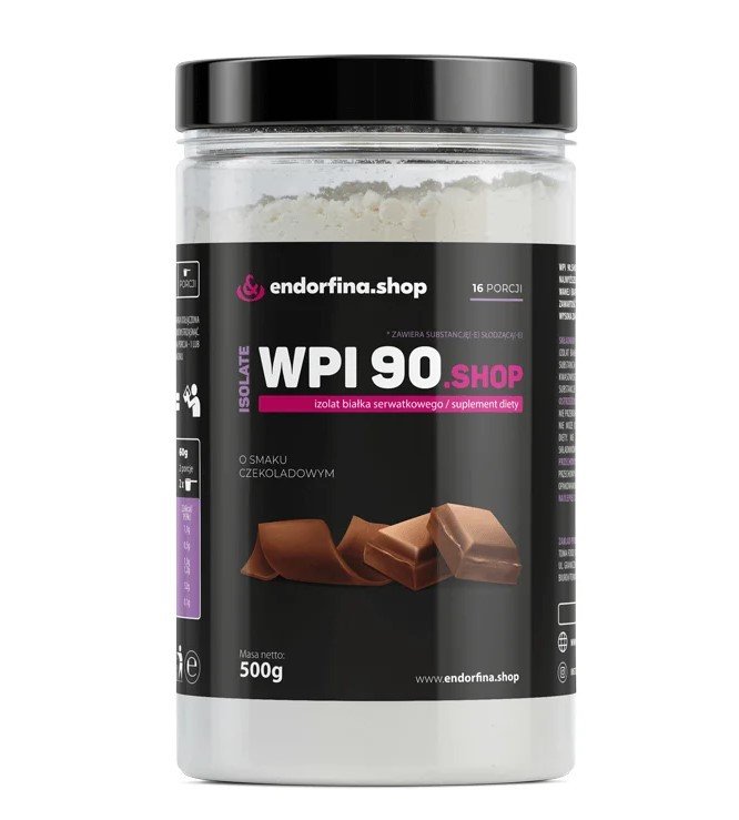 Isolate WPI90.shop czekolada 500g Endorfina.shop - Endorfina.shop | Sport Sklep EMPIK.COM