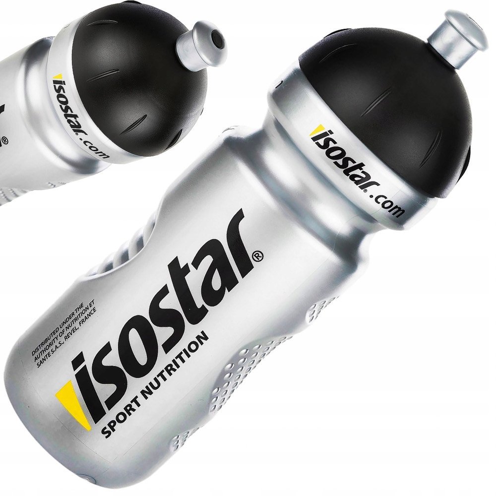 Isostar bidon 650ml rowerowy z ustnikiem koszyka bidonu shaker ...