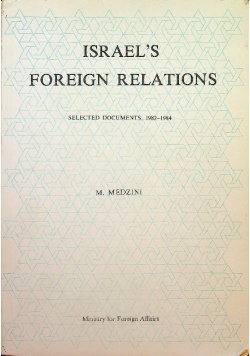 Israels Foreign Relations - | Książka w Empik