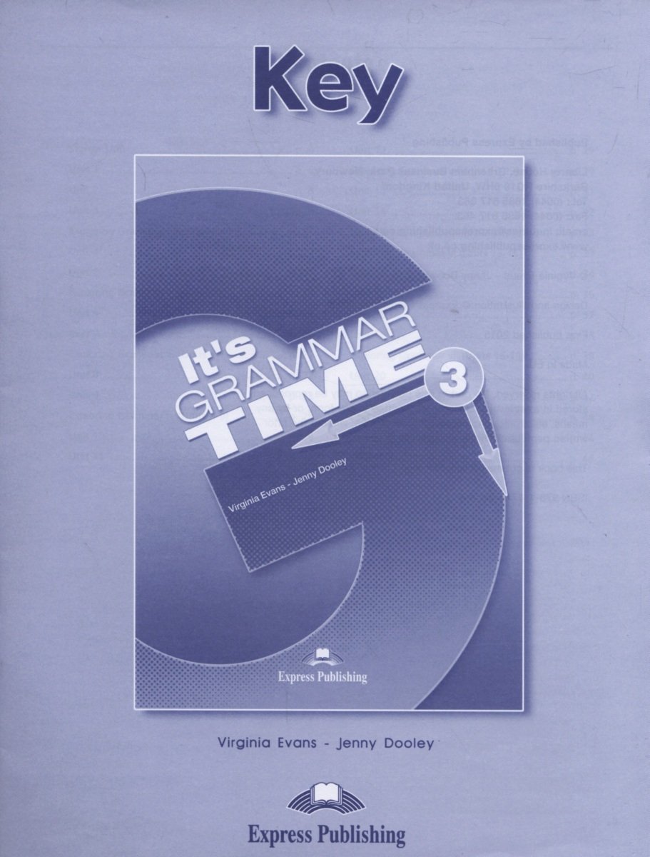 It's Grammar Time 3. Key - Evans Virginia | Książka w Empik