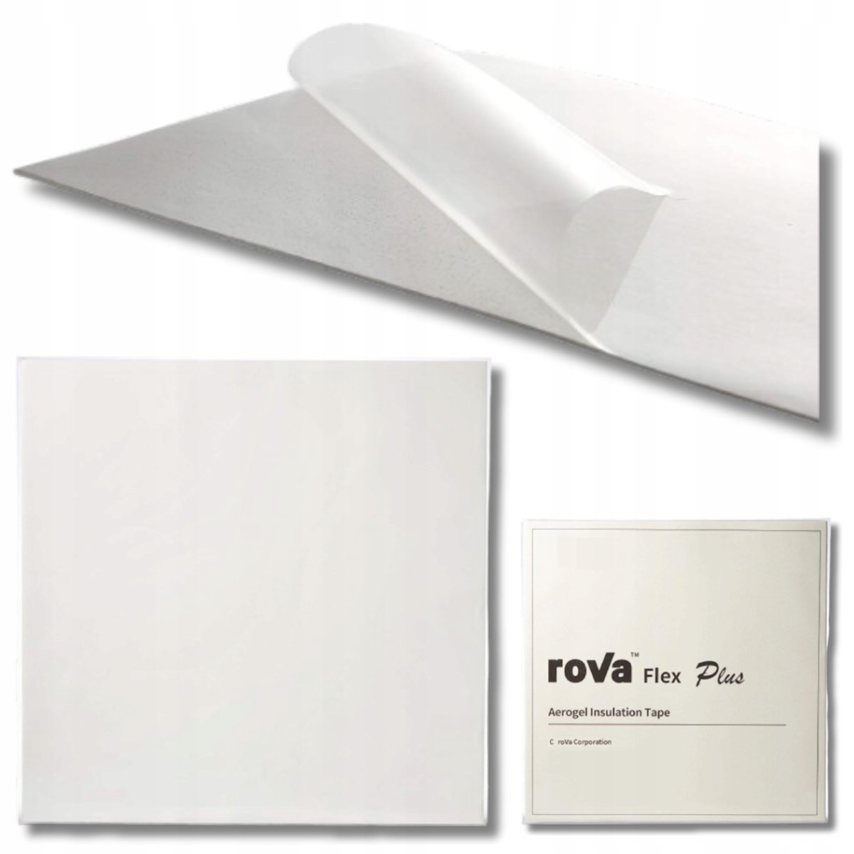 Izolacyjny Arkusz 25x25cm - 1mm Taśma Akrylowa Izolacja Flex Plus ...