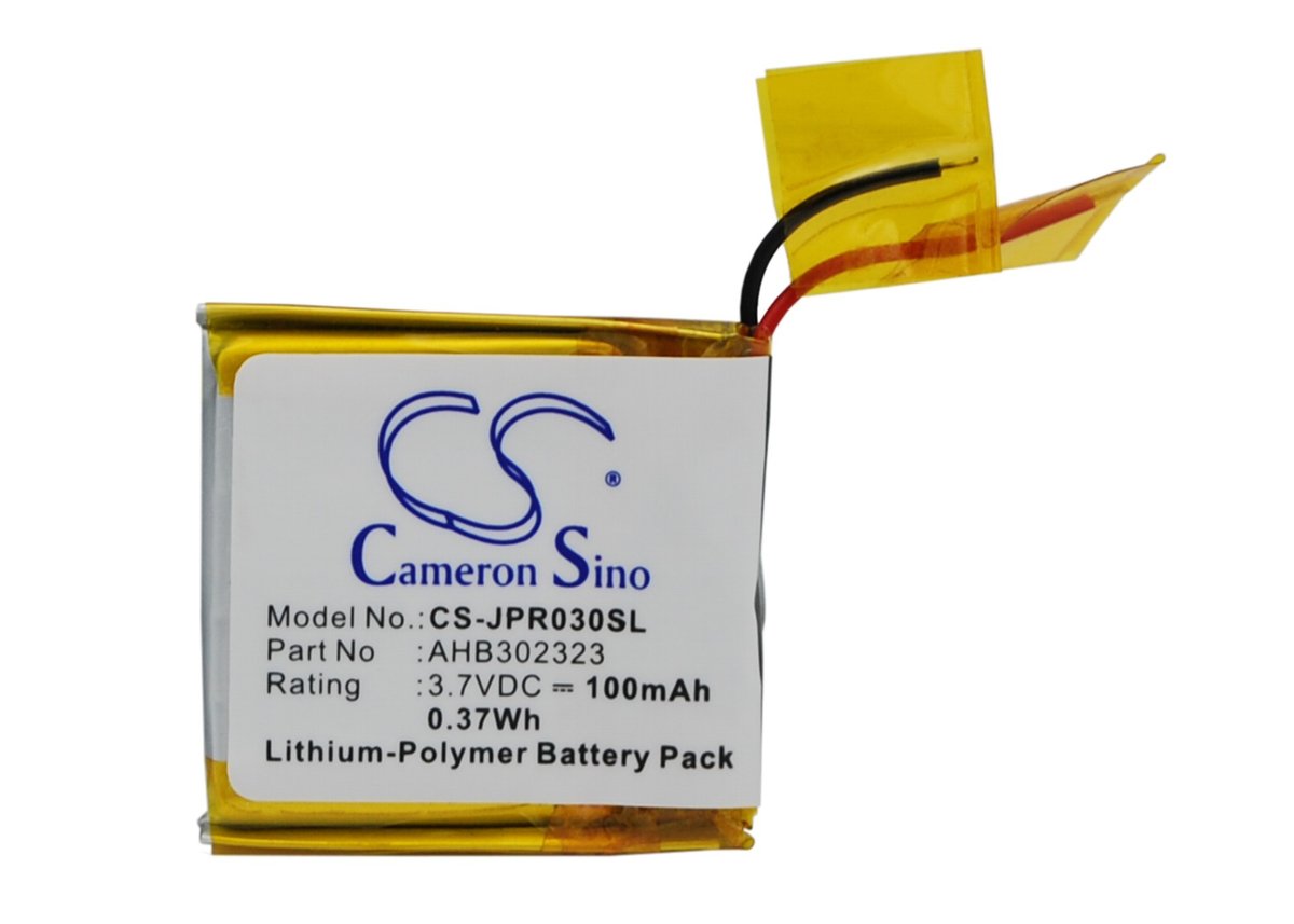 Jabra BT3030 / AHB302323 100mAh 0.37Wh Li-Polymer 3.7V (Cameron Sino ...