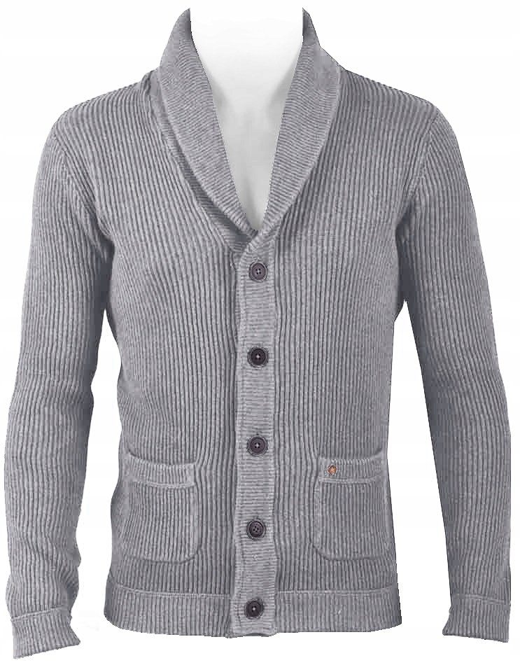 JACK&JONES GRUBY MĘSKI SWETER KARDIGAN ROZPINANY M - Inna marka | Moda ...
