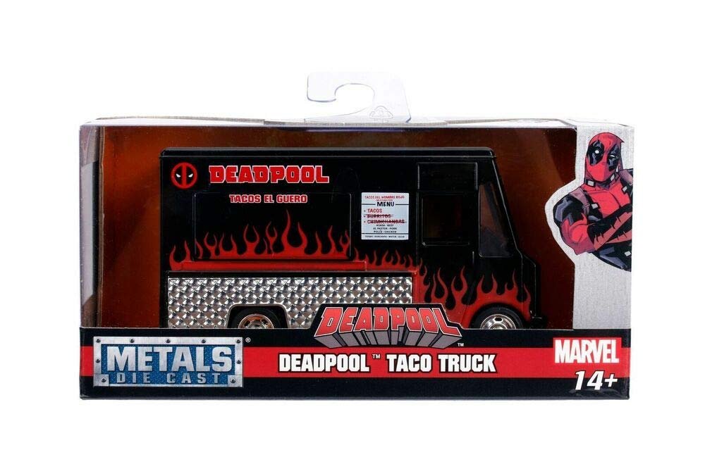 Jada 30864 - model Taco Truck z filmu Deadpool Metal DieCast skala 1/32 ...